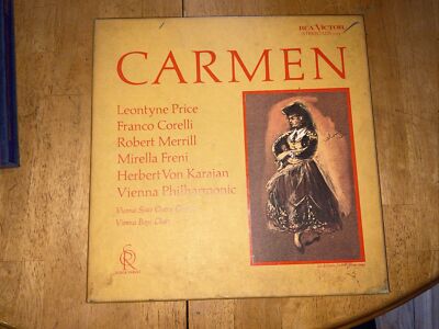 CARMEN Vinyl Leontyne Price, Franco Corelli, Robert Merrill, Mirella ...