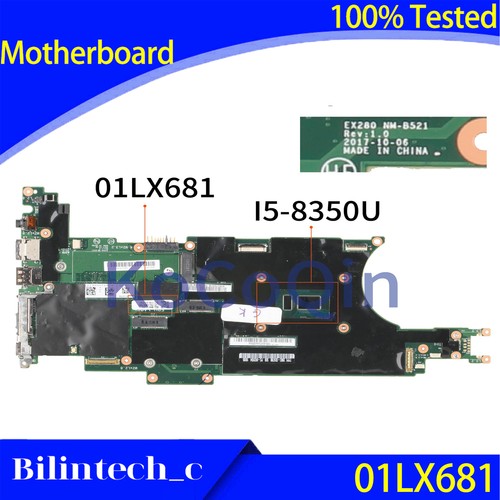 FOR Lenovo Thinkpad X280 Motherboard SR3L9 I5-8350U 8GB 01LX681 EX280 ...