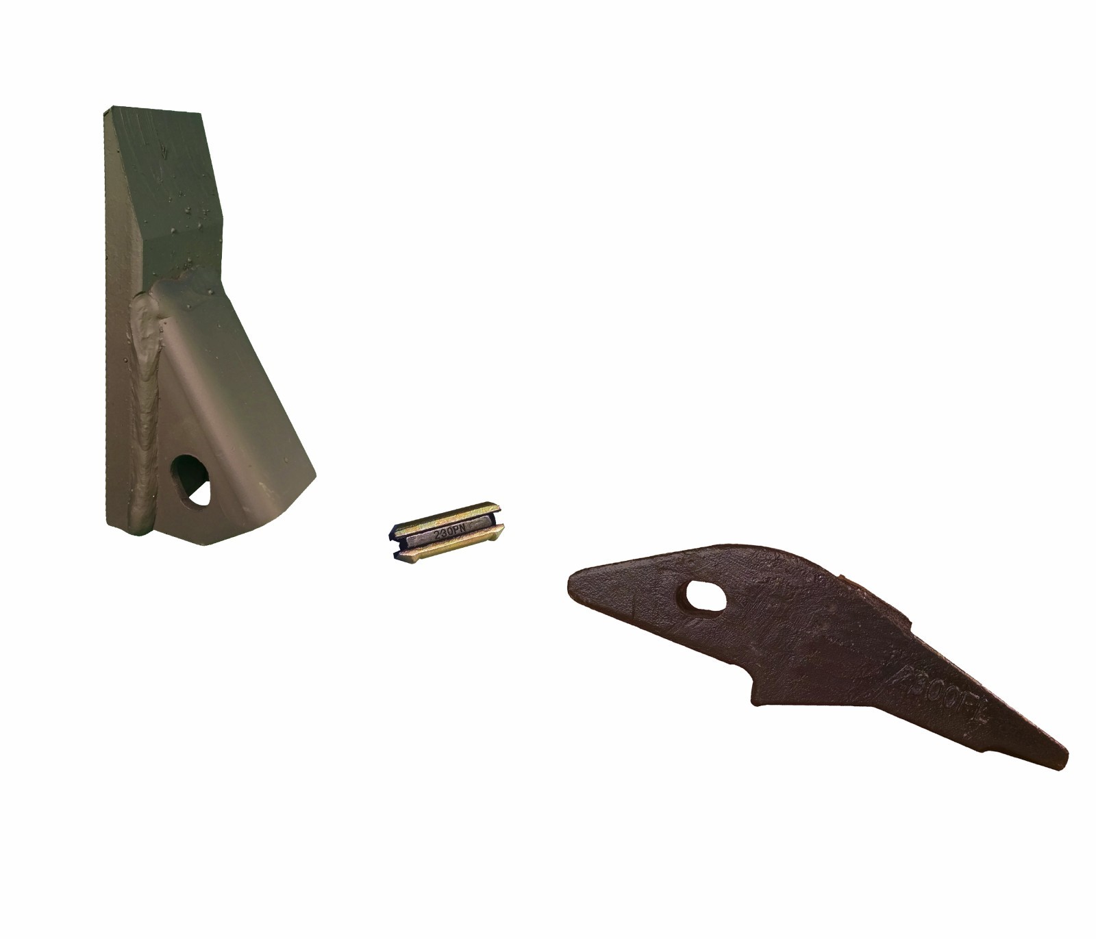 1- Skid Steer Flush Mount Bucket Shank, 23 Fab Tooth w/ Pin , 2300FL ...