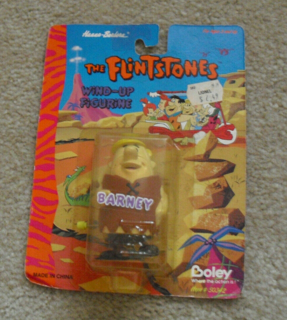 1994 Boley The Flintstones Barney Rubble Wind-up Figure Toy NIP | eBay