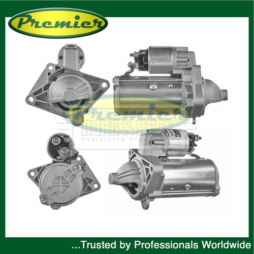 Premier Starter Motor Fits Vivaro Movano Trafic Master X-Trail Qashqai ...