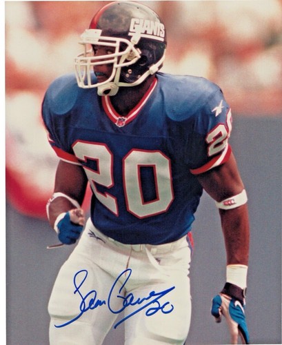 Sam Garnes New York Giants Denver Broncos NHL Signed 8x10 Auto Photo DG ...