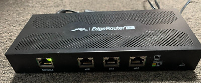 Ubiquiti Networks EdgeRouter Lite 3-Port Router ERLite-3 (Black) w/ AC ...