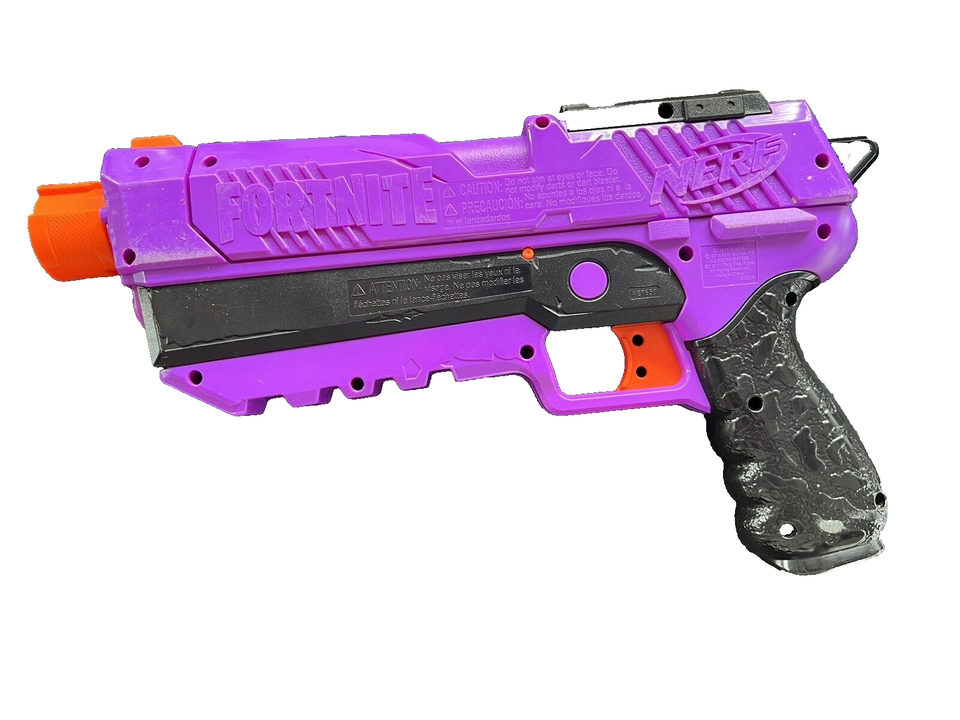 Hasbro Nerf Fortnite DP-E Dart Blaster Gun Purple Pistol Toy | eBay