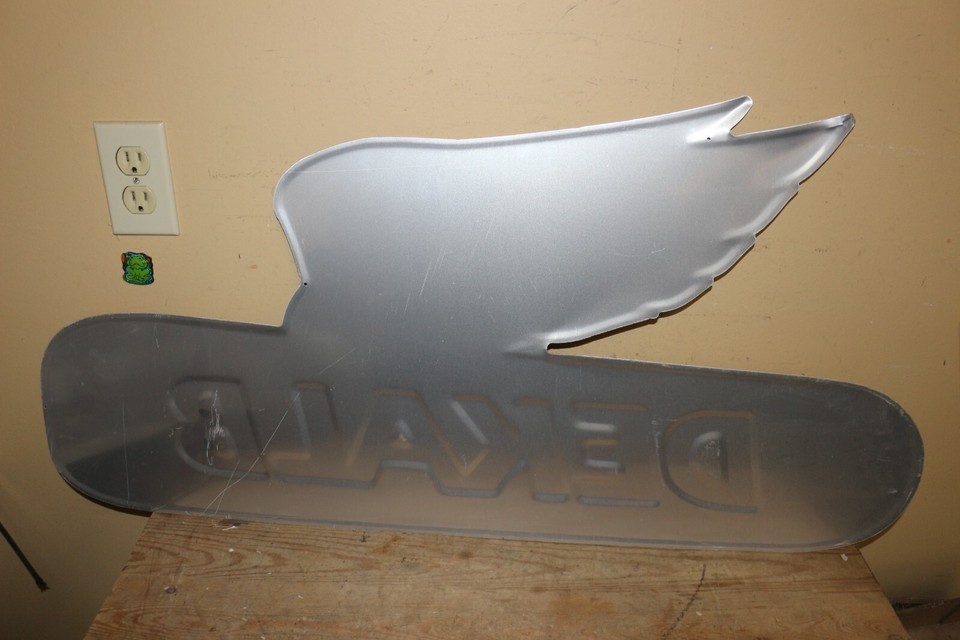 Rare Vintage 1973 Dekalb Seed Corn Flying Ear Farm 36" Embossed Metal ...