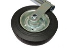 Heavy Duty Jockey Wheel 48MM (Metal Rim Wind Up Handle Caravan Trailer ...