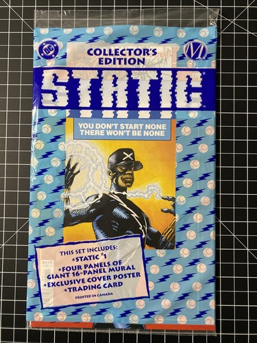 STATIC #1 (FACSIMILE EDITION) POLYBAGGED w/POSTER DC Comics 2023 ...