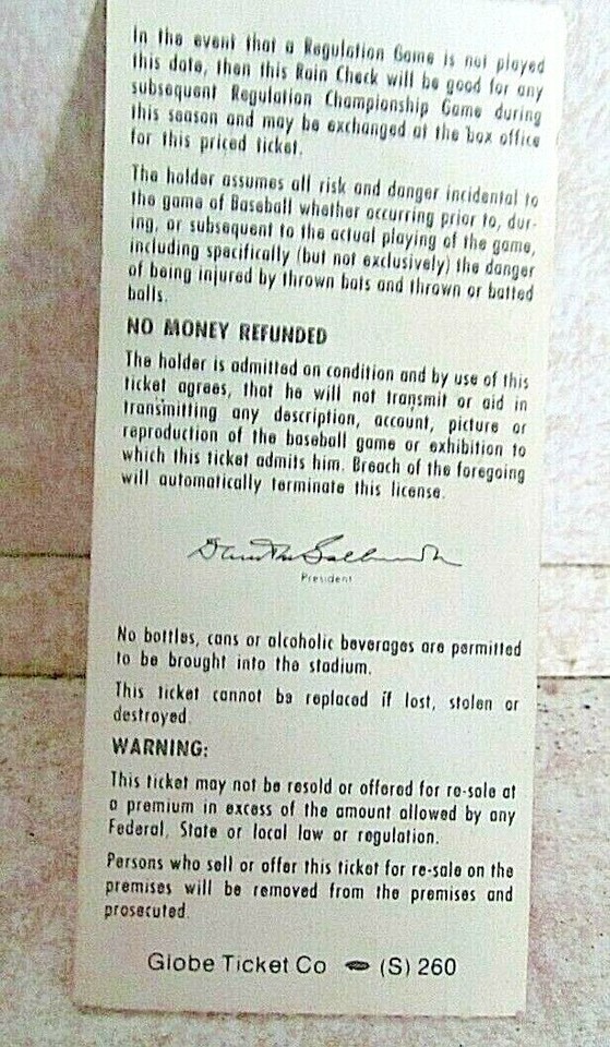 1980 Vintage Ticket Stub Pittsburgh Pirates vs Philadelphia Phillies w ...