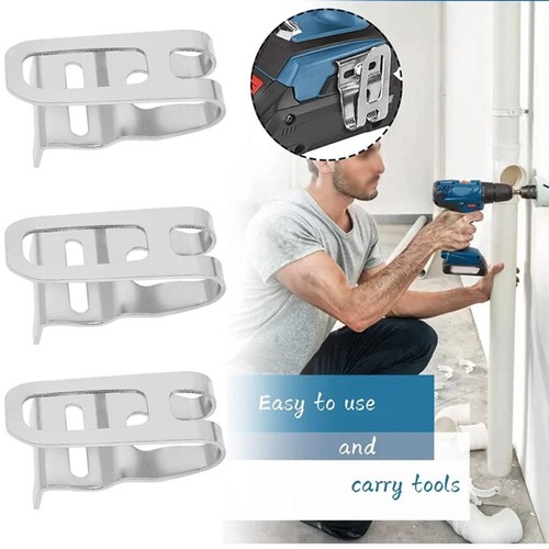 Durable Drill Belt Clips Metal Bit Holder Kits Accessories Belt Clip ...