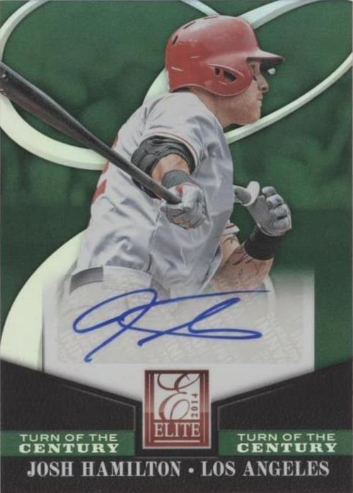 2014 Panini Donruss - Elite Signatures Josh Hamilton #31 Turn of the ...
