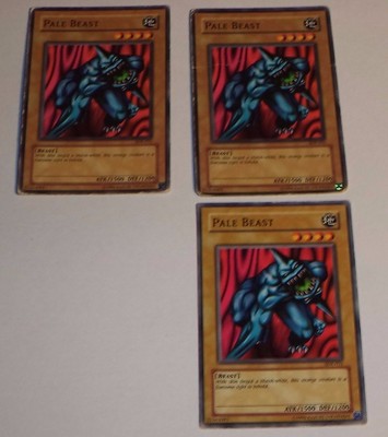 3X Pale Beast SDK-031 - Yugioh Yu Gi Oh! 3 Playset | eBay