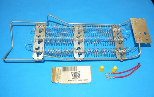 NEW GENUINE OEM WHIRLPOOL 4391960, WP4391960 DRYER HEATING ELEMENT KIT ...