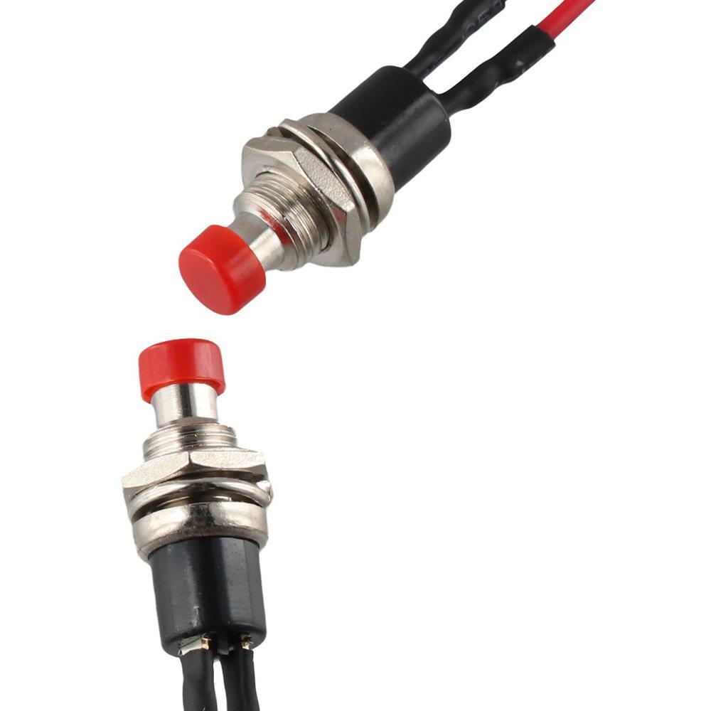 10Pcs Normal Open Unlocking switch Button Switch Momentary Push Car | eBay