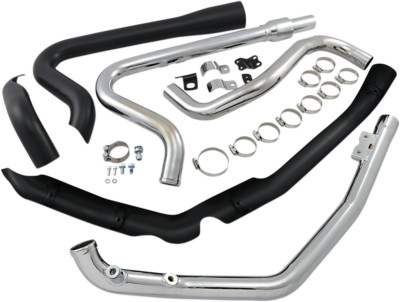 Cobra PowerPort Head Pipes True Dual w/Raven Black Heat Shield 6257RB ...