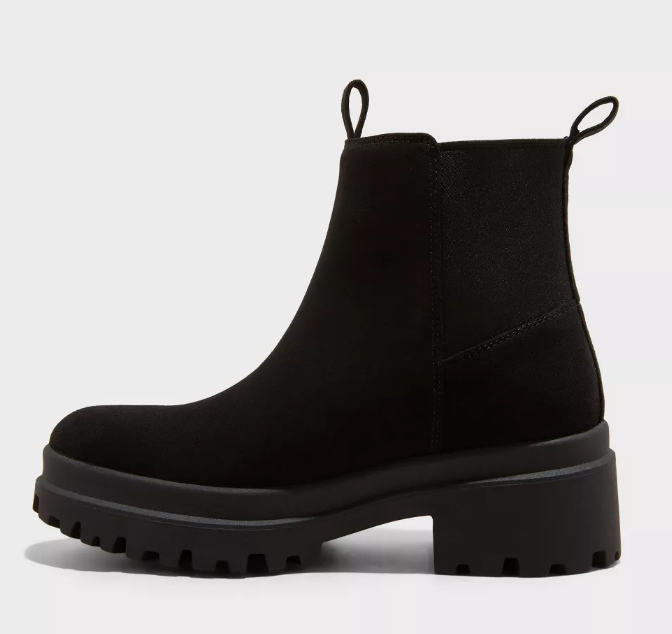 Womens Tibby Lug Boots Black Universal Thread Size 7 Ebay