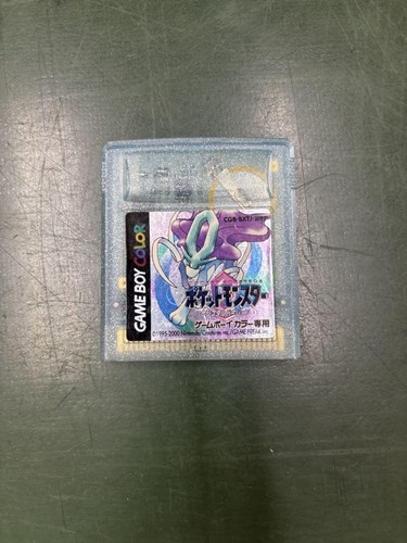 Pokemon Crystal for Game Boy Color Japan Edition transparent cartridge ...