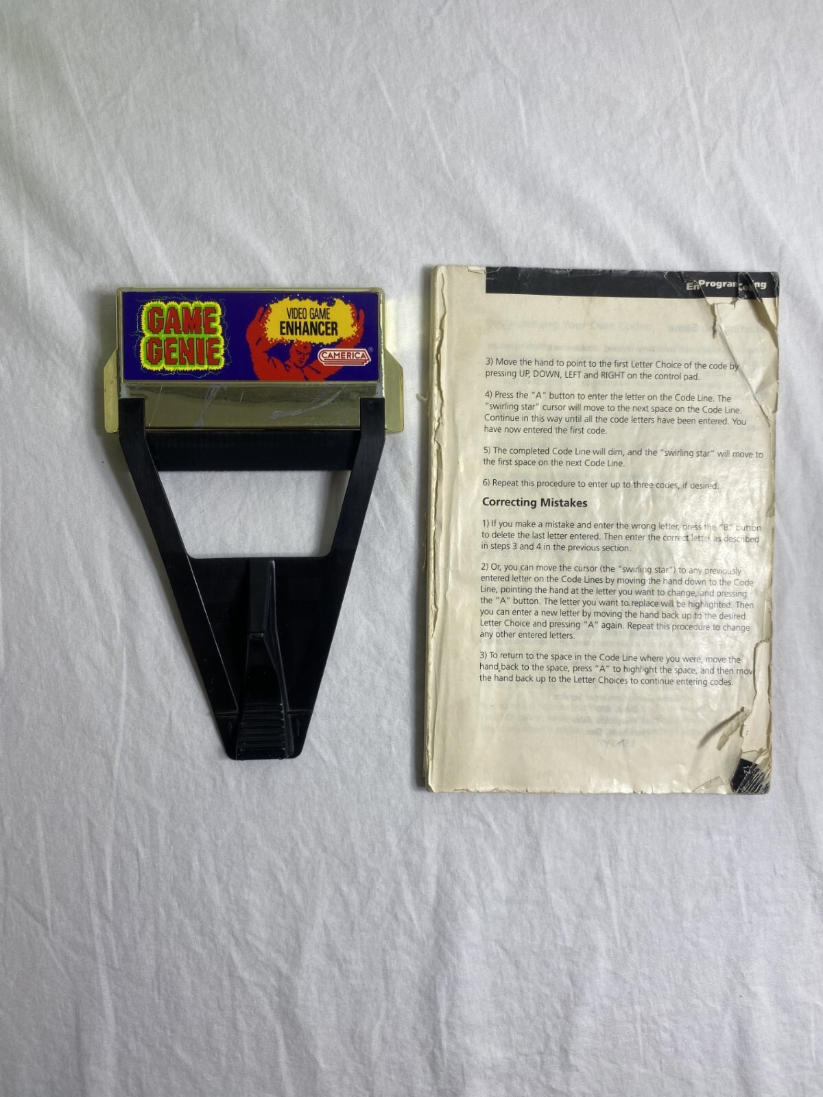 Galoob Game Genie Nintendo NES Game Cartridge Adapter With Manual | eBay