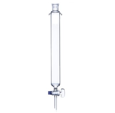 16-40mm Length 200/300mm 24/29 Lab Glass Chromatography Column Various ...