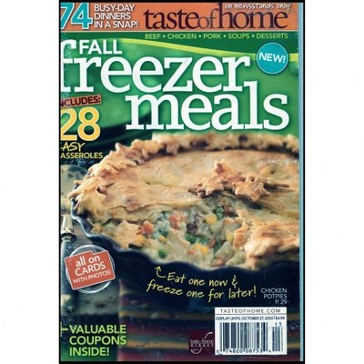 Fall Freezer Meals - Includes 28 Easy Casseroles - Taste of Home (Small ...