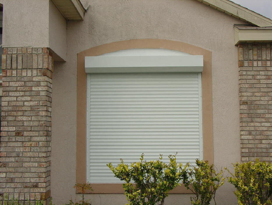 Automatic Security Roll Up Window Shutter (White) | eBay