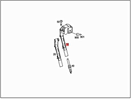 Genuine MERCEDES Ignition coil 2749061400 | eBay