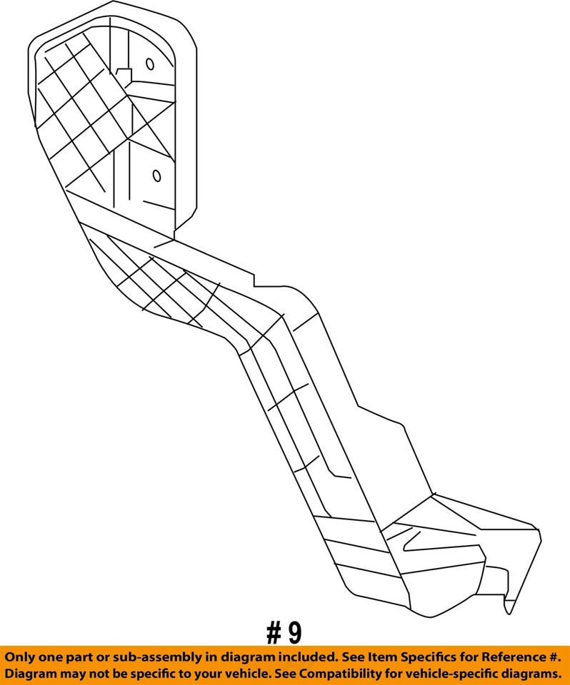 GM OEM 19-23 Sierra 1500 Splash Shields-Support Bracket 84153458 | eBay
