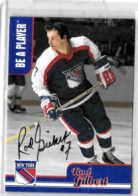 ROD GILBERT 1999 BE A PLAYER CERTIFIED AUTOGRAPH | eBay