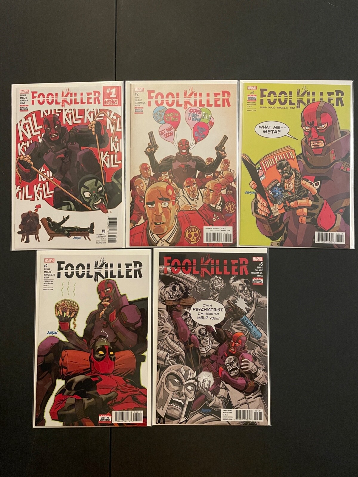 Foolkiller 1-5 High Grade 9.4 Marvel Comics Lot Set Run D81-33 | eBay