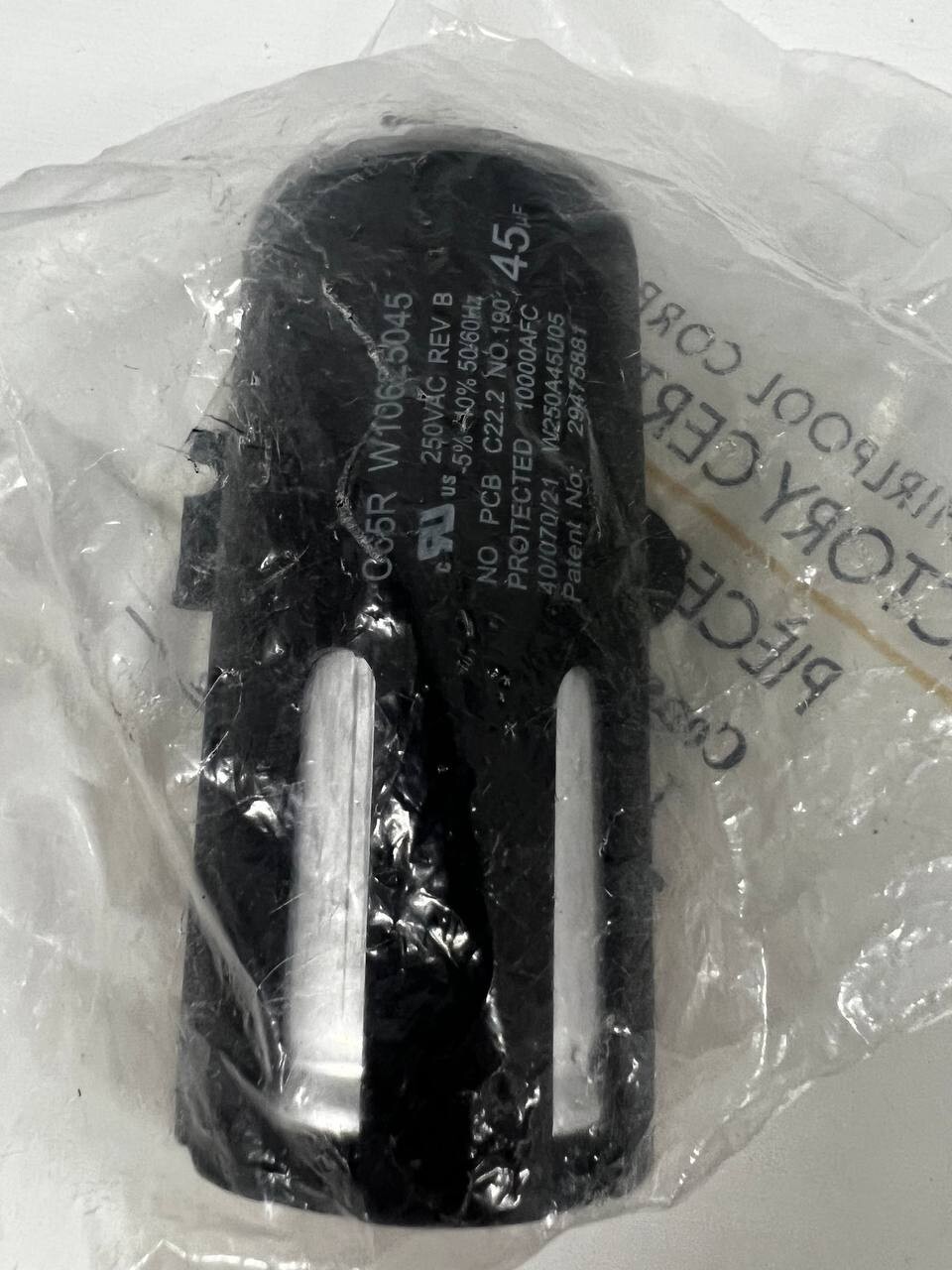 Whirlpool Maytag Amana Washer Capacitor W10625045 W11158830 for sale ...