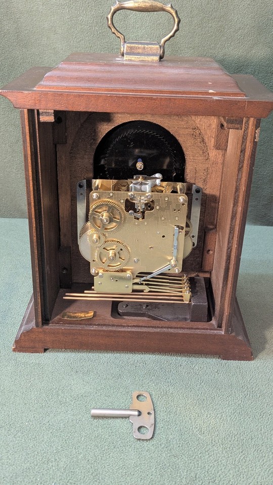 Vintage Seth Thomas Wharton Moon Dial Mantle clock 1219-000 Wind Clock ...