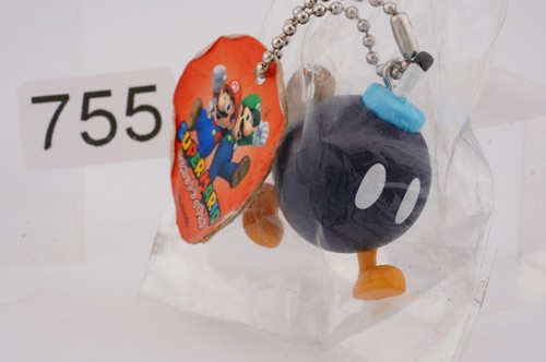 Bob-omb Super Mario Keychain Mini Figure Nintendo Japan W316 | eBay
