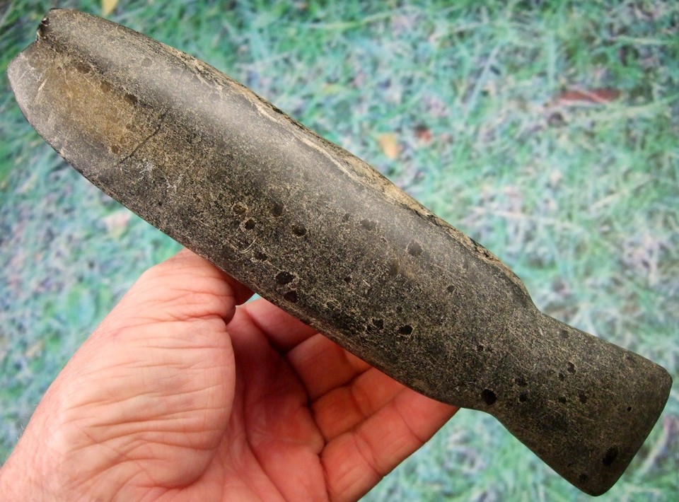Super Fine 9 1/8 Engraved Ohio Steatite Carp Effigy Pipe Point wt COA ...