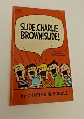 Charlie Brown Peanuts Comedy paperback book vintage Slide, Charlie ...