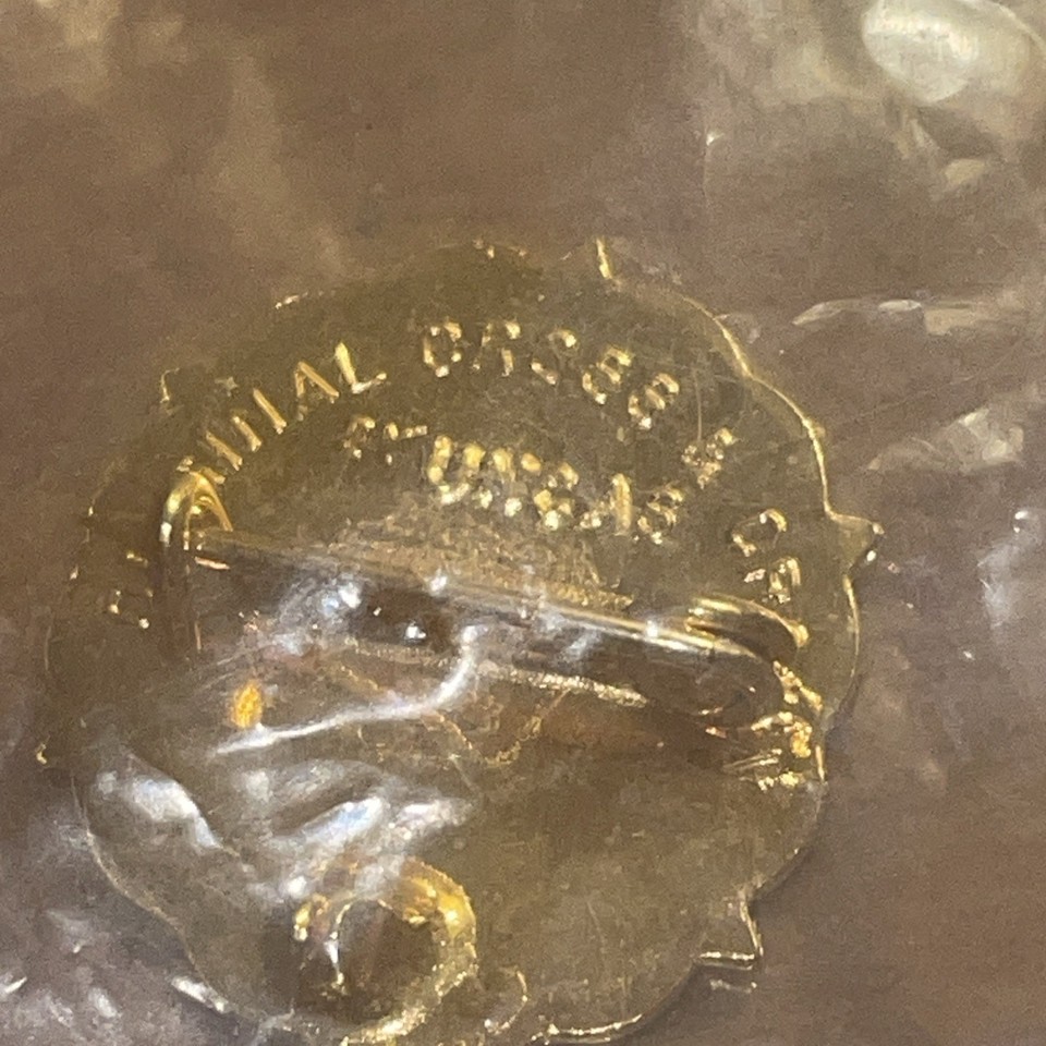 Vintage Signed Cross and Crown by Uncas Religious TEACHER Pin Pinback ...