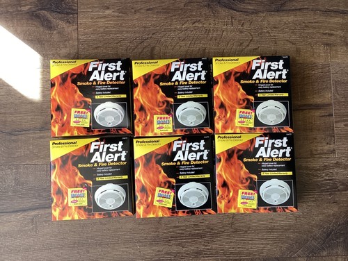 6 NEW SEALED First Alert Professional Smoke & Fire Detector 83R SA67D ...