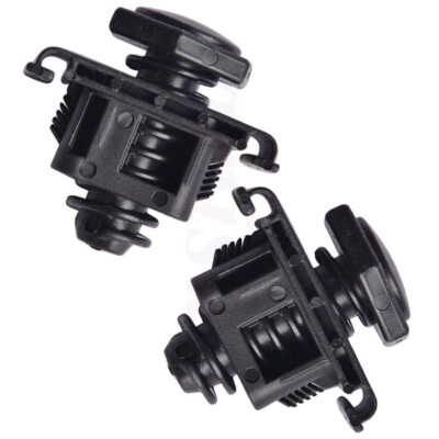 Set of 2 Adjustable Hood Bumper Buffer Fit For Dodge Ram Truck ...