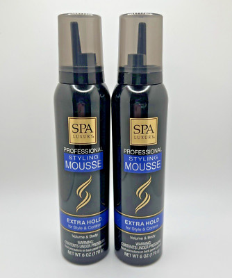 SPA Luxury Styling Hair Styling Mousse Extra Hold Volume Body Control ...
