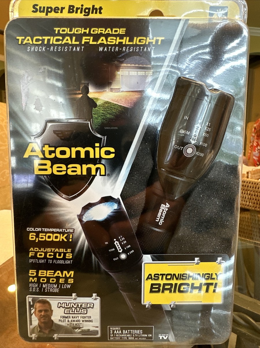 Bright Adjustable Beam Flashlights Geepas Rechargeable LED Flashlight