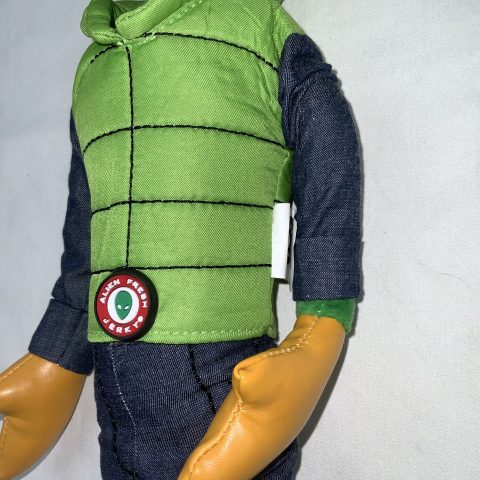 ALIEN FRESH JERKY 19" Area 51 USA Tall Thin Green PLUSH Baker CA ...
