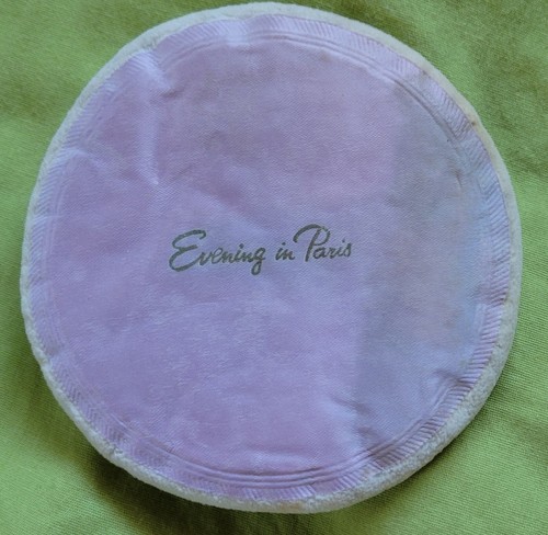 VINTAGE Evening in Paris Dusting Powder Puff very large | eBay