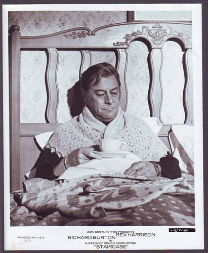 Rex Harrison in Staircase (1969) IN BED | eBay