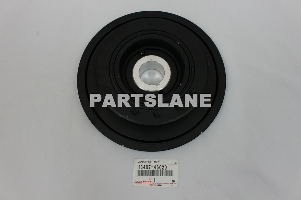 13407-46020 Toyota Supra JZA80 2JZGTE OEM Crankshaft Harmonic Balancer ...