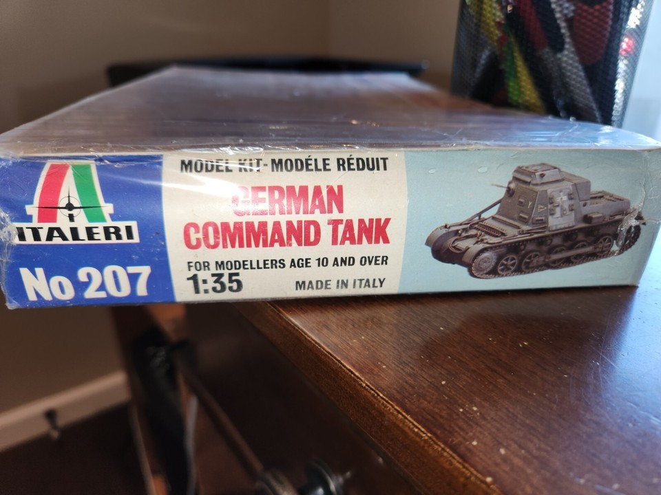 RARE 1/35 ITALERI GERMAN COMMAND TANK KIT 207 - SEALED | eBay
