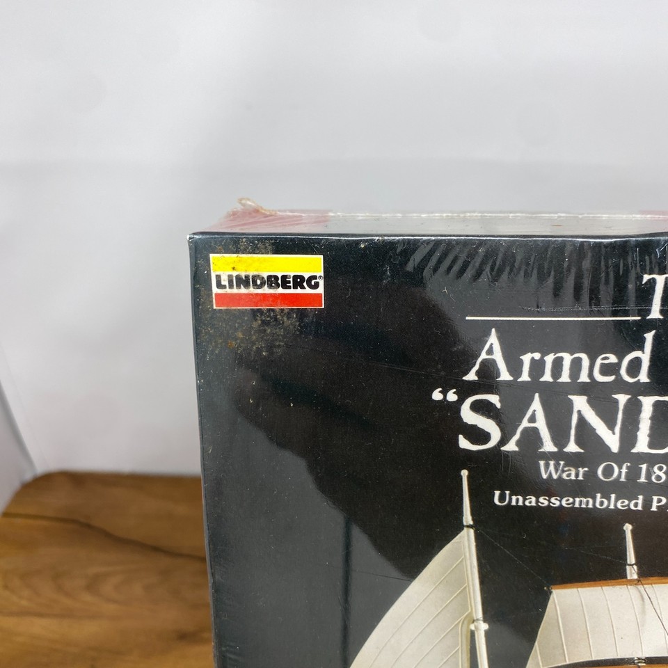 1989 Lindberg Armed Schooner Sandpiper Plastic Model Kit 70852 Factory ...