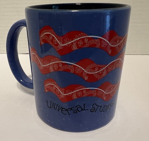 Universal Studios Coffee Mug-Blue Large Heart with Doodle Stars Inside ...