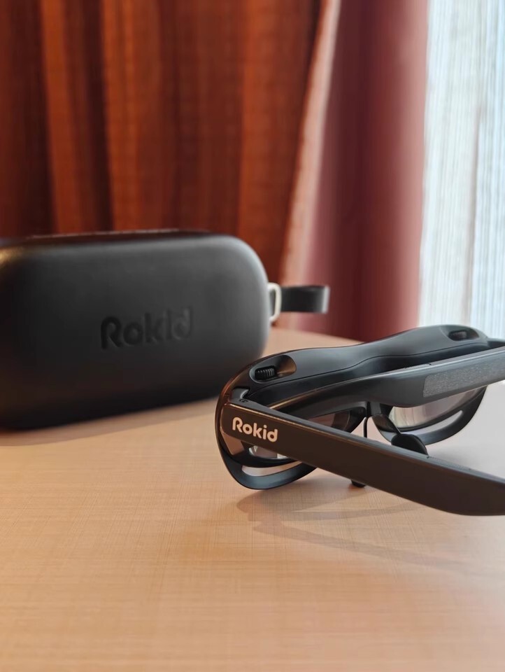 Rokid Max 2 AR 3D Smart Glasses HD Sony Micro OLED Screen 360" Station ...