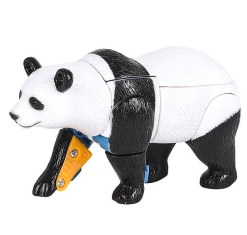 PANDA BEAR ANIMAL FIGURE TRANSFORMERS DISTORTION ROBOTS IN DISGUISE ...