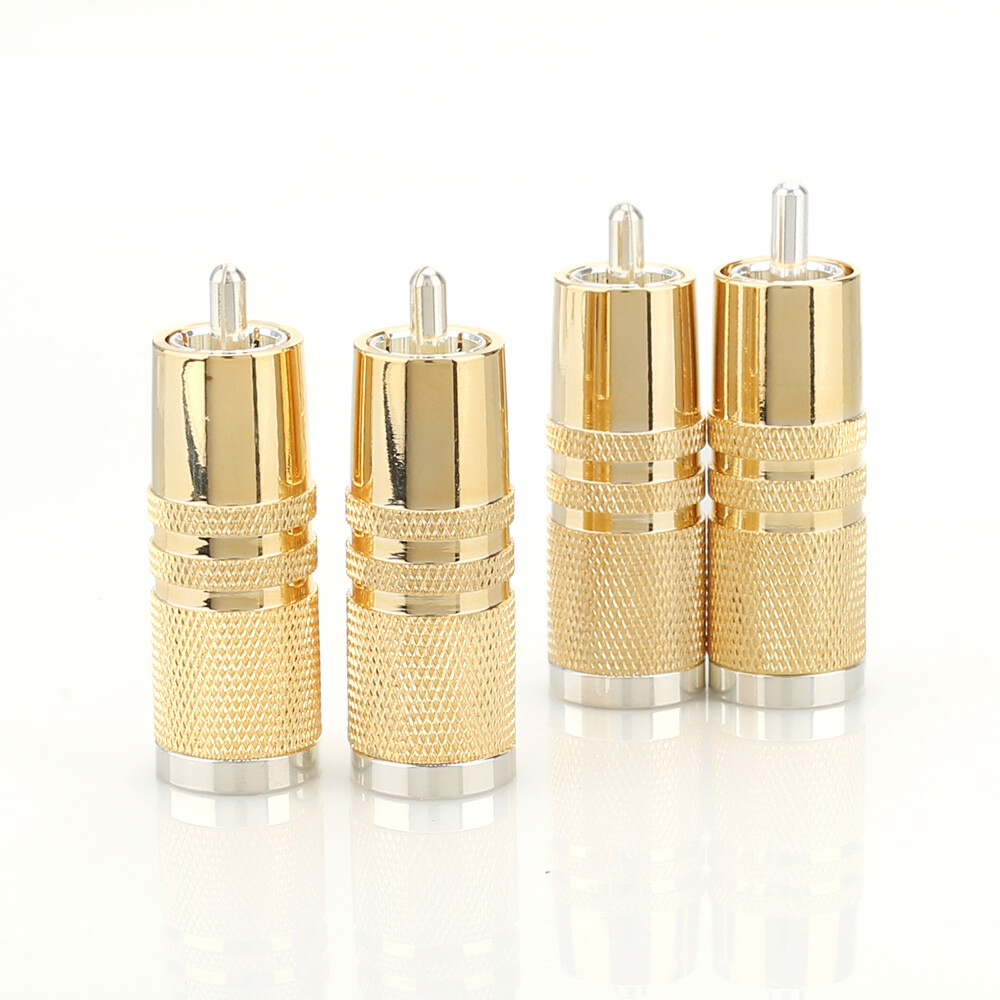 RCA/Phono Male-RCA/Phono Female Home Audio Subwoofer Cables Gold-Plated ...