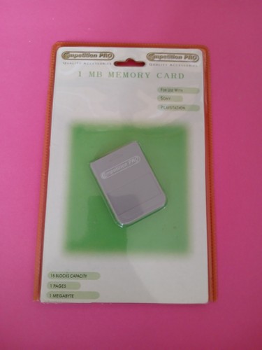 Competition Pro 1MB Memory Card - Playstation. | eBay