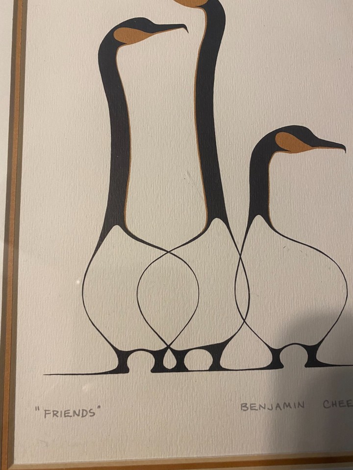 VTG. Benjamin Chee Chee Art Print Friends Native Canada | eBay